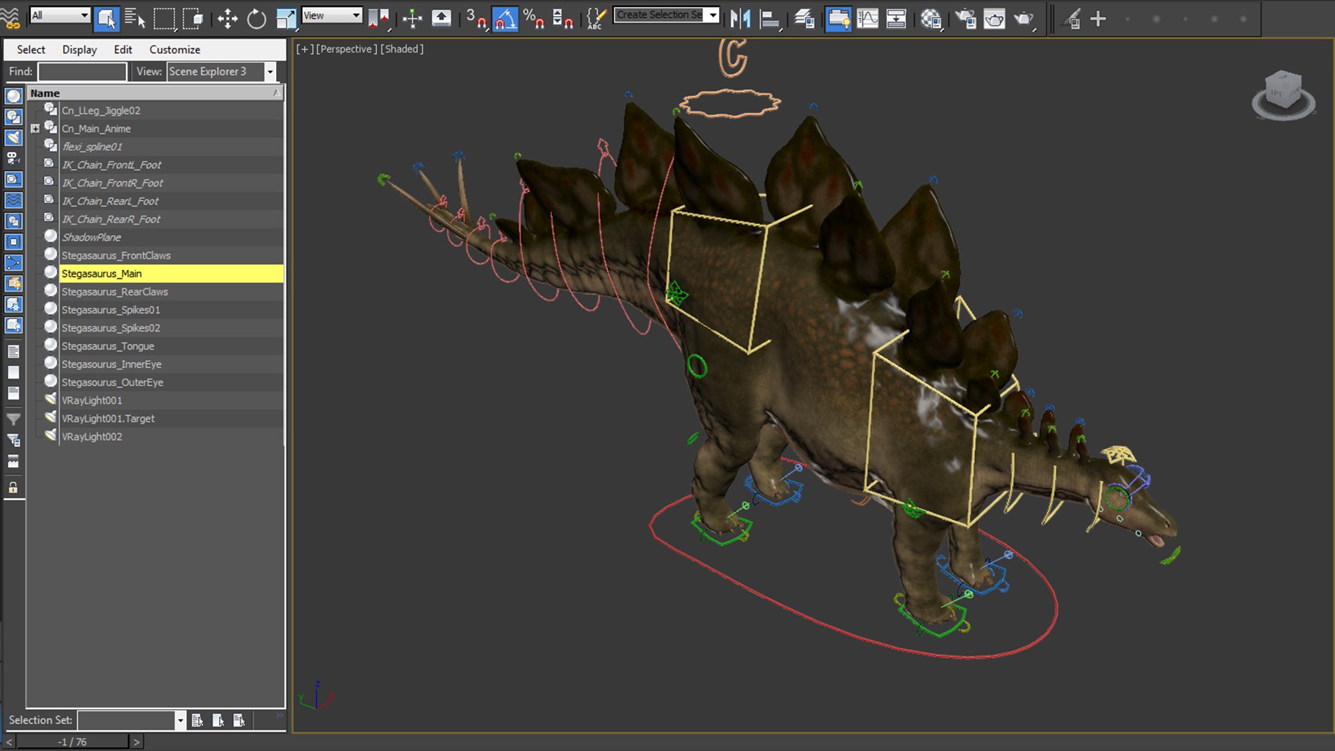 Stegosaurus - Rigged And Animated 3D - TurboSquid 1770311