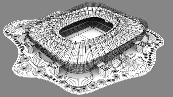 3D Ahmad Bin Ali Stadium Doha Qatar model - TurboSquid 1929101