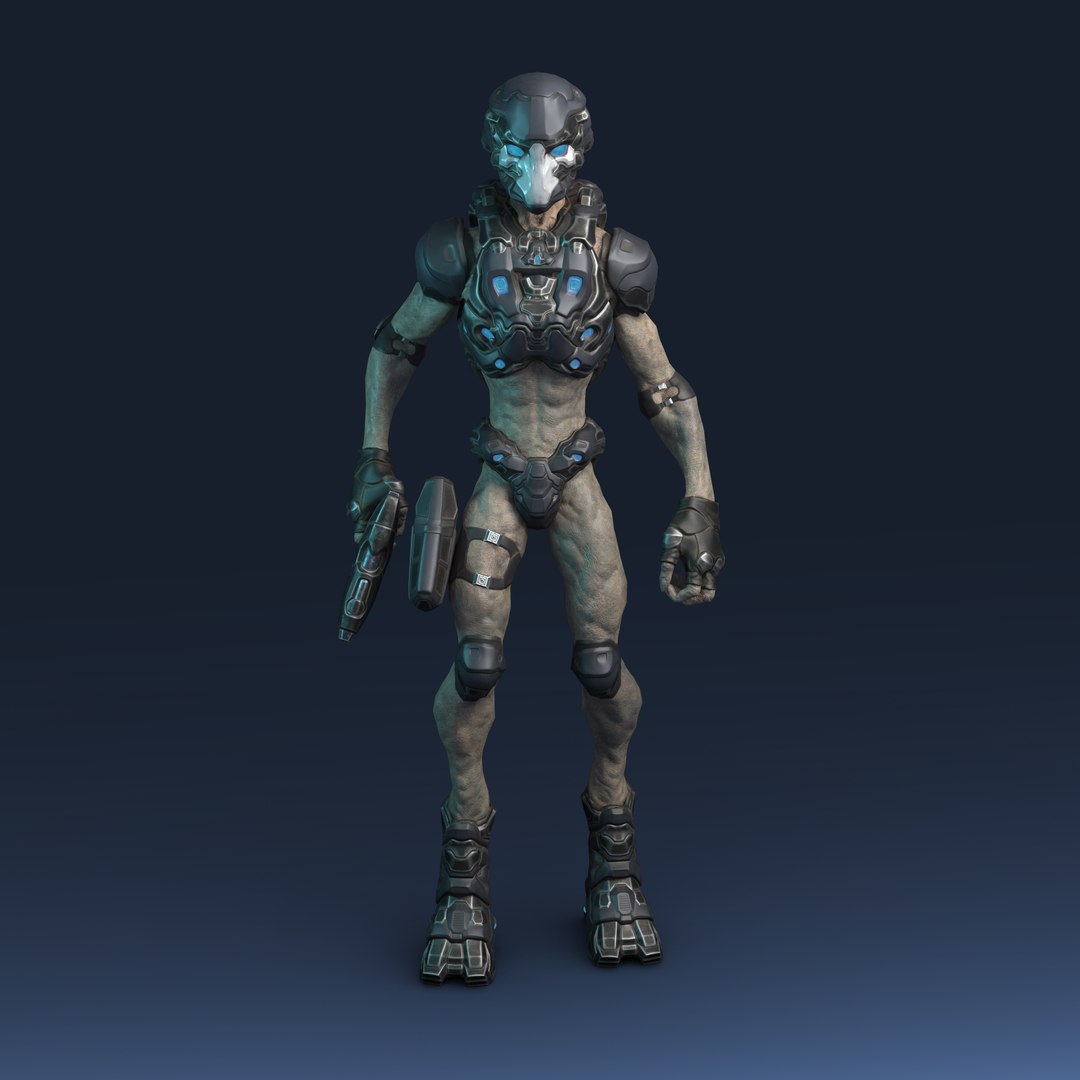 Alienv V3 3D Model - TurboSquid 1715780