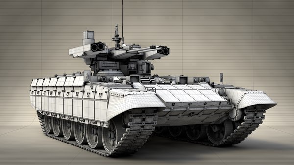 Russian terminator 3 tank model - TurboSquid 1462847