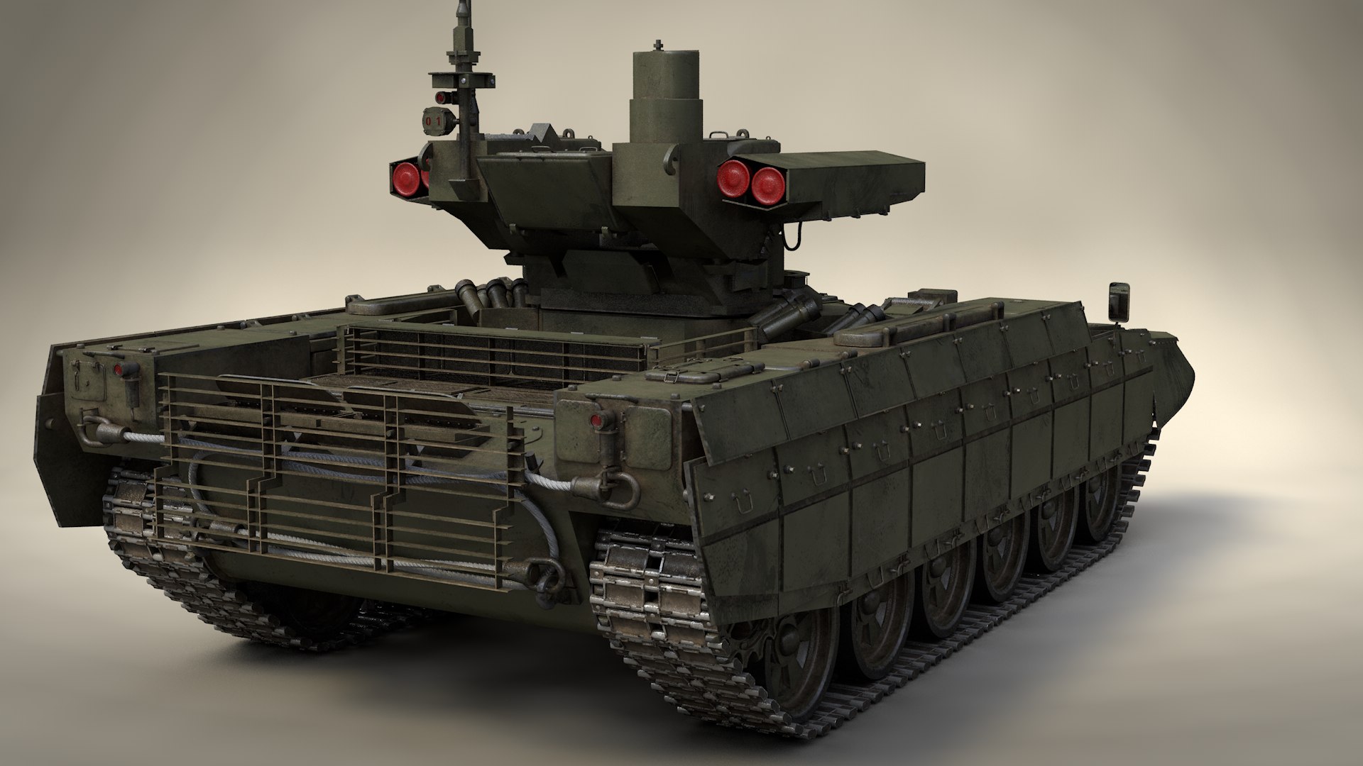 Russian Terminator 3 Tank Model - TurboSquid 1462847