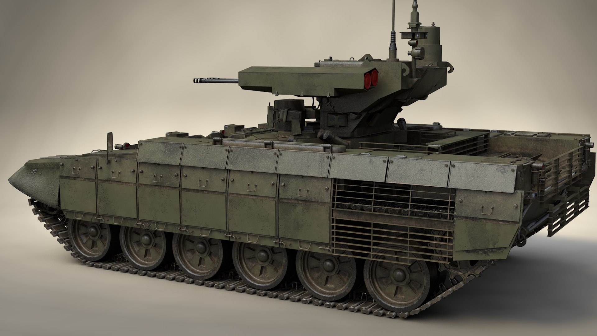Russian Terminator 3 Tank Model - TurboSquid 1462847