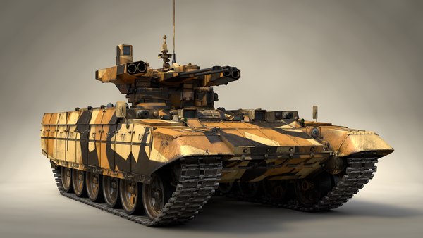 Russian terminator 3 tank model - TurboSquid 1462847