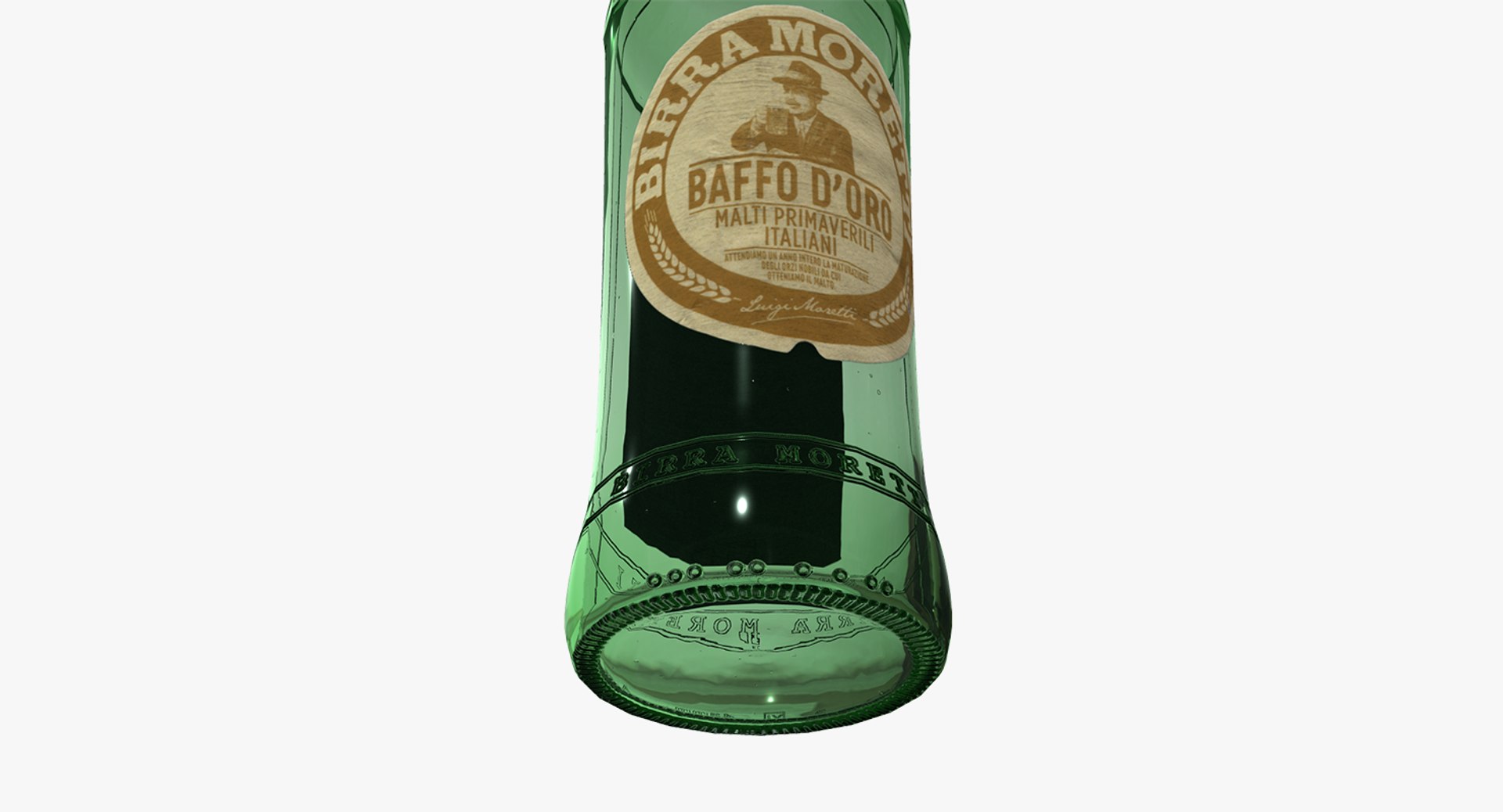 Moretti Bottle 3d Obj