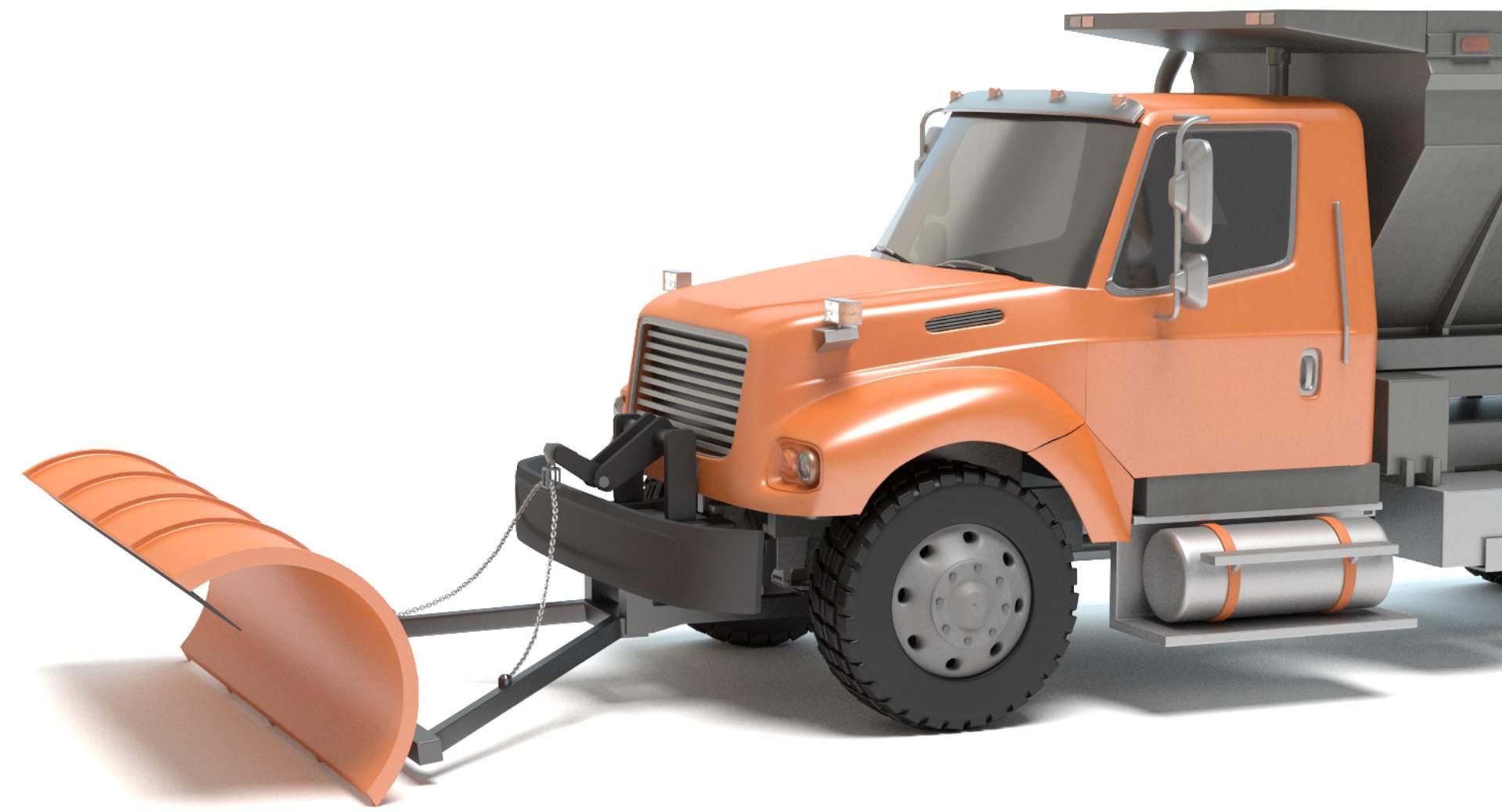 3d Model Of Snow Plow