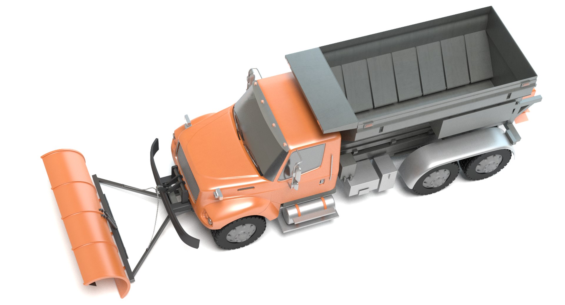 3d Model Of Snow Plow