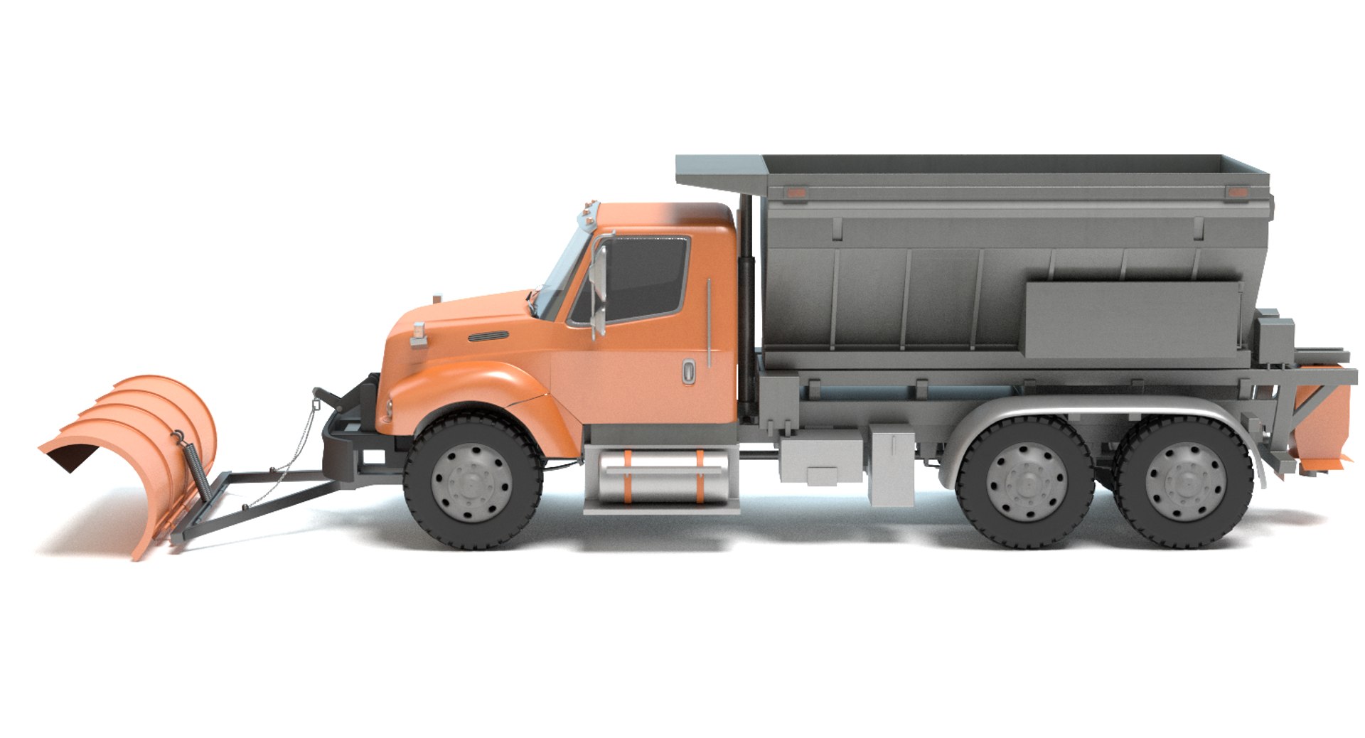 3d Model Of Snow Plow