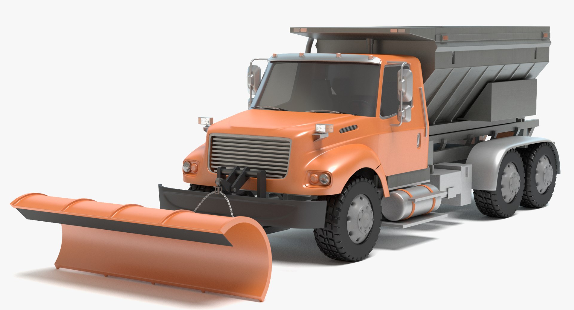 3d Model Of Snow Plow