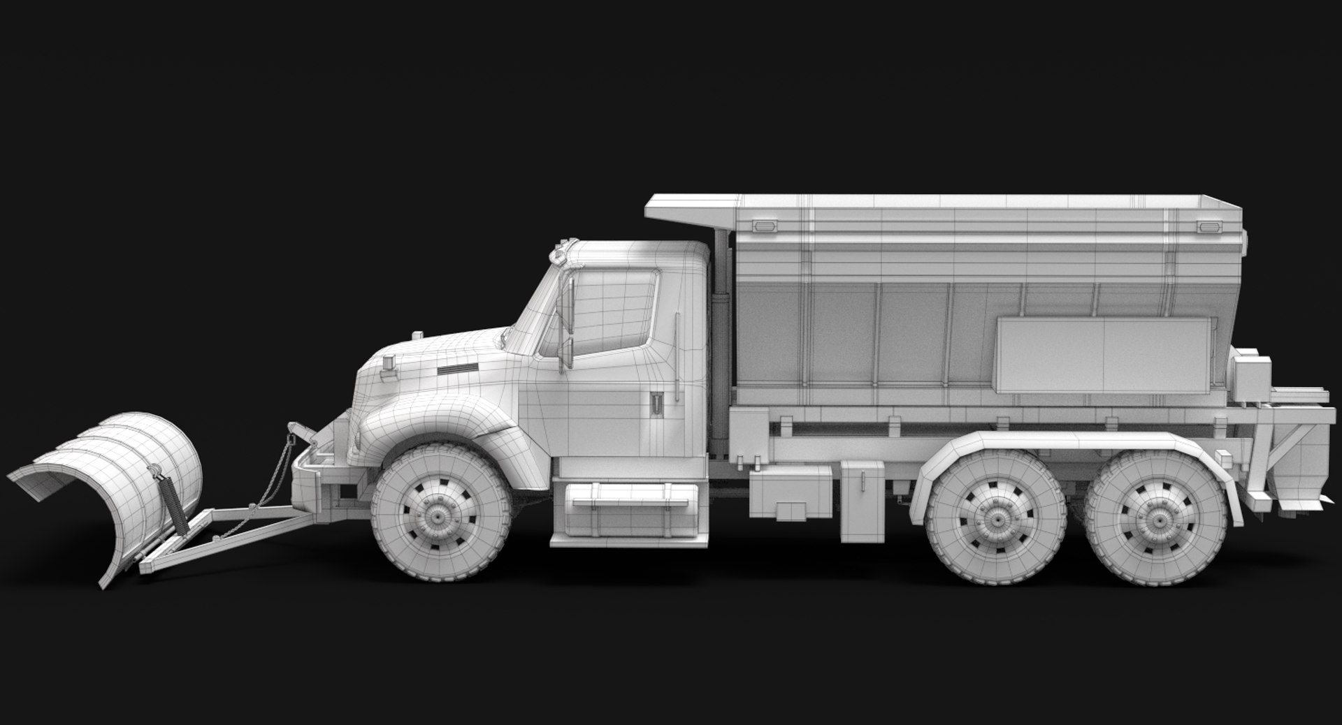 3d Model Of Snow Plow