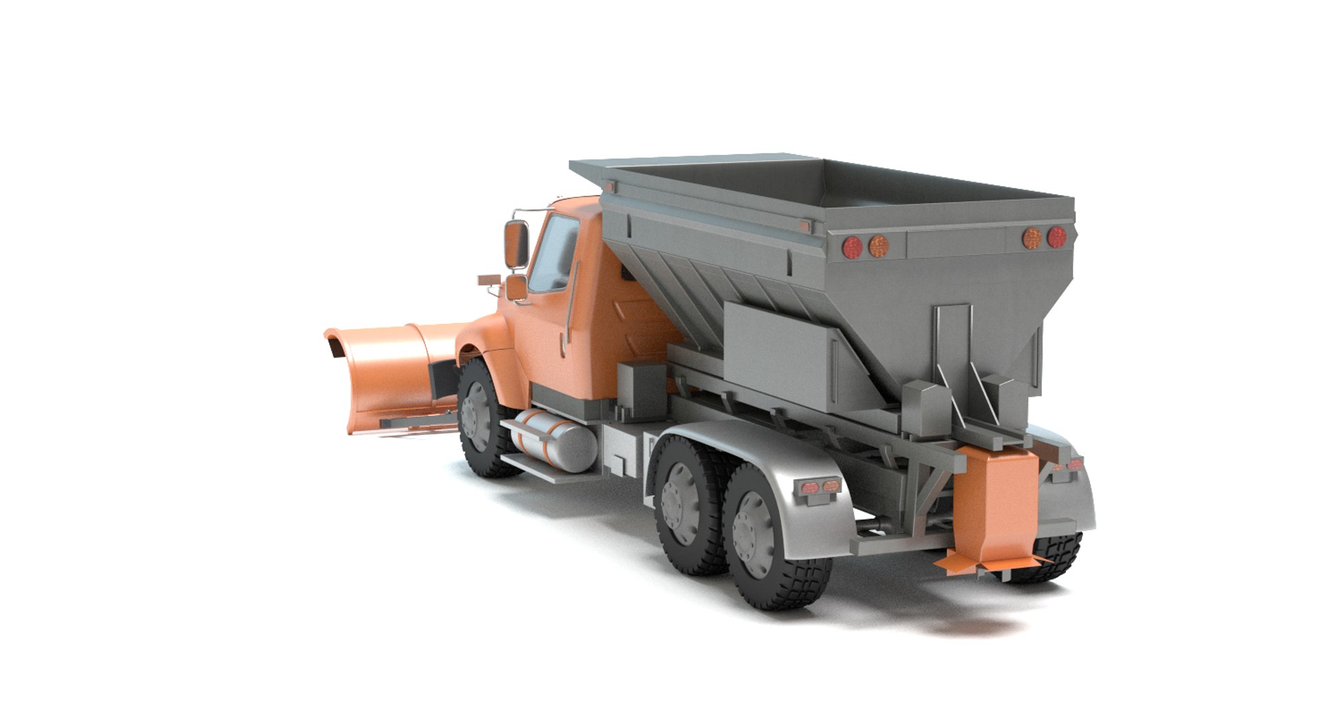 3d Model Of Snow Plow