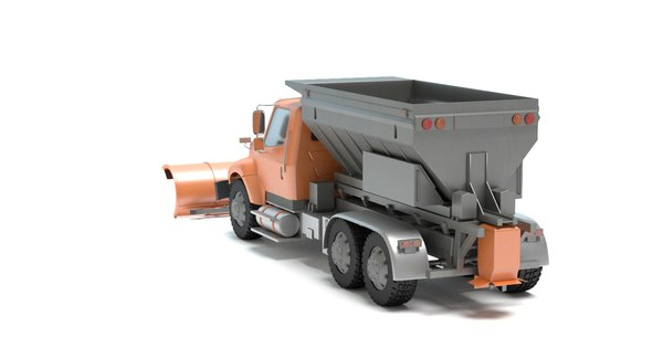 3d model of snow plow
