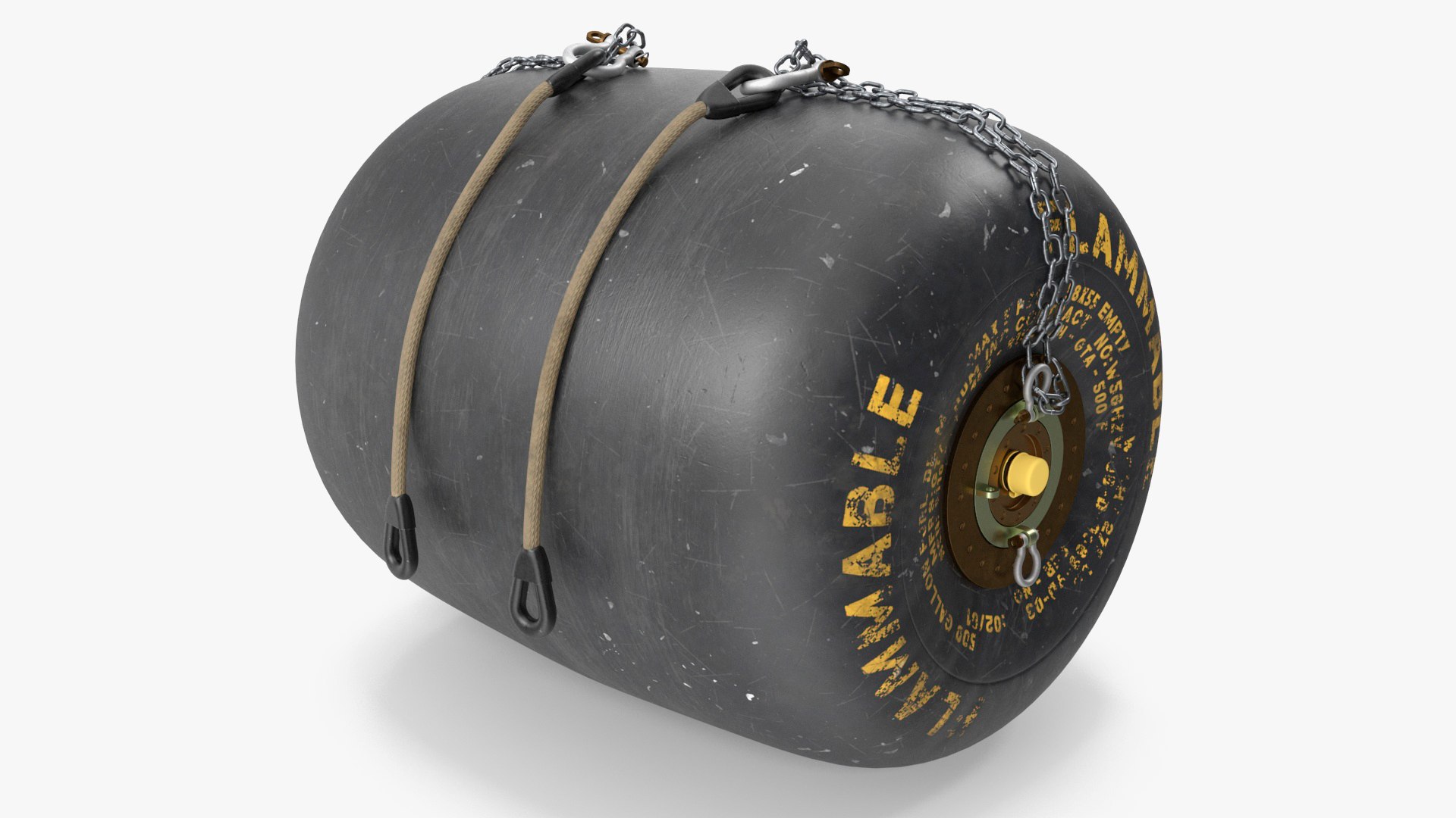 3D Collapsible Fuel Blivet Old model - TurboSquid 2161946