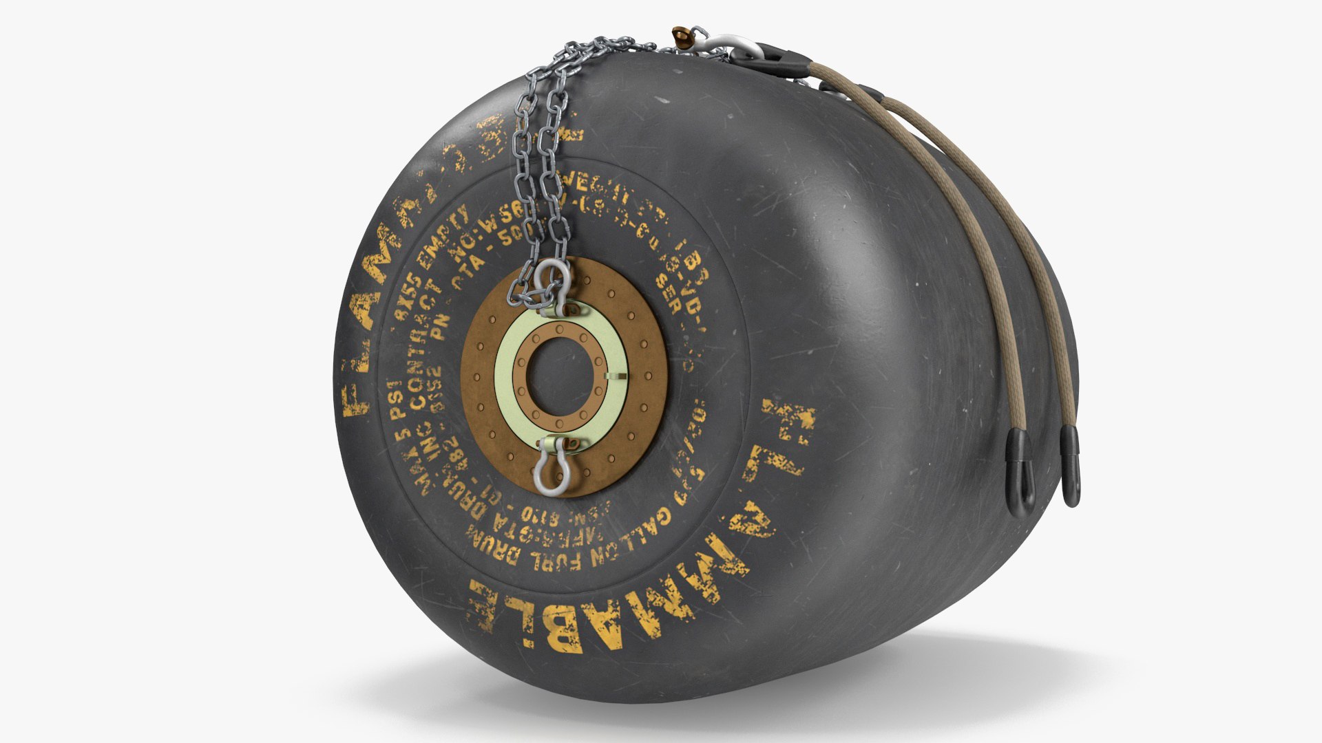 3D Collapsible Fuel Blivet Old Model - TurboSquid 2161946