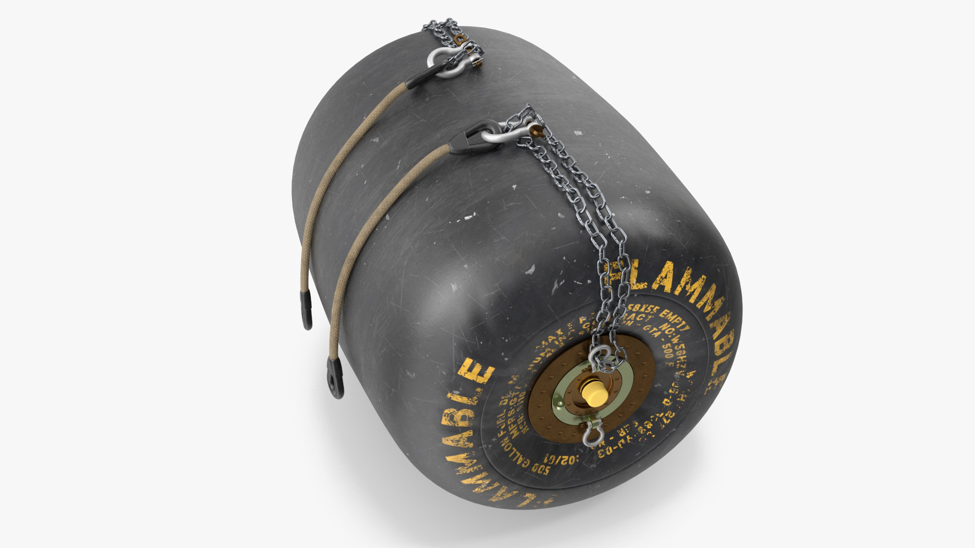 3D Collapsible Fuel Blivet Old Model - TurboSquid 2161946