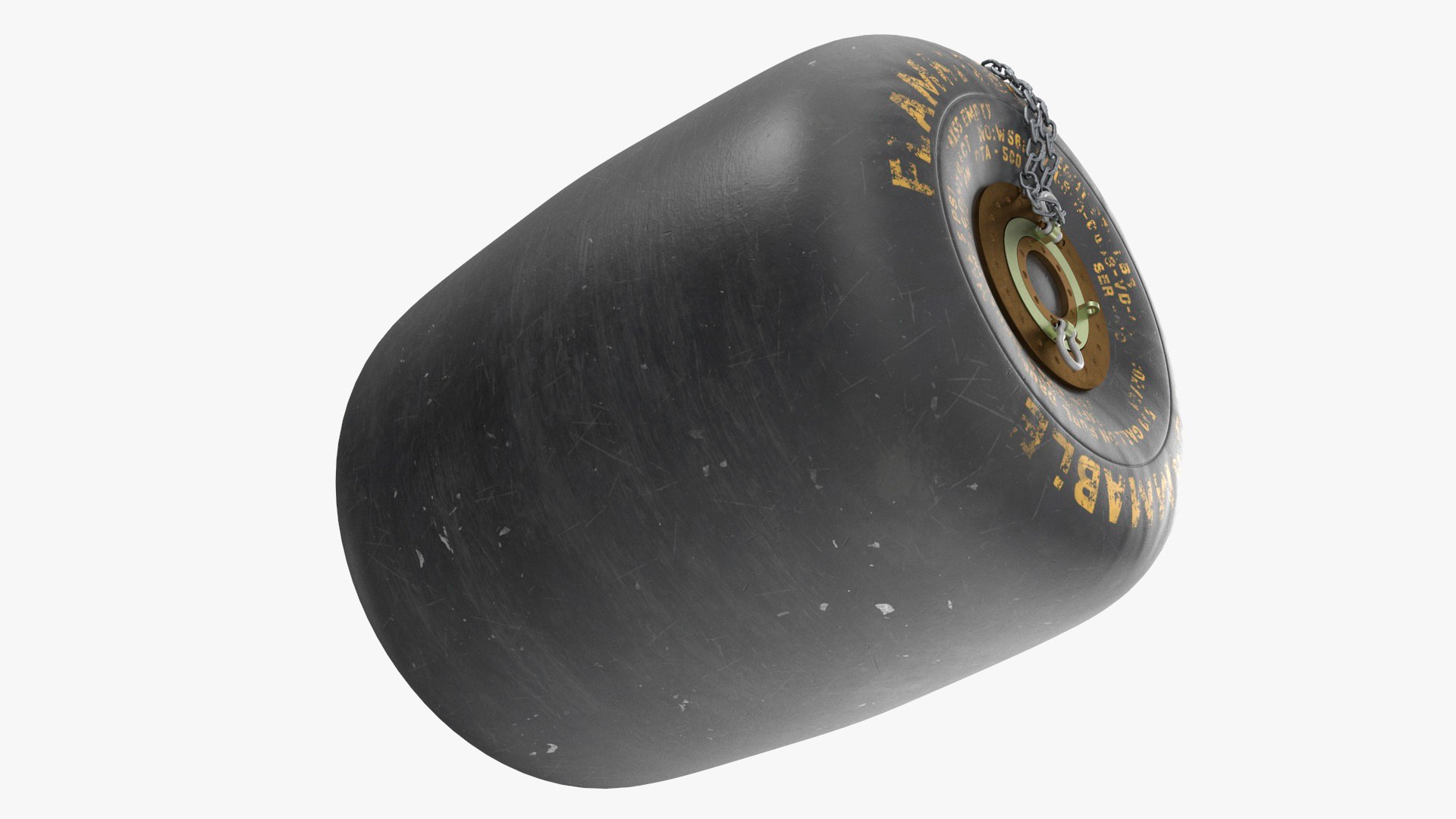 3D Collapsible Fuel Blivet Old Model - TurboSquid 2161946