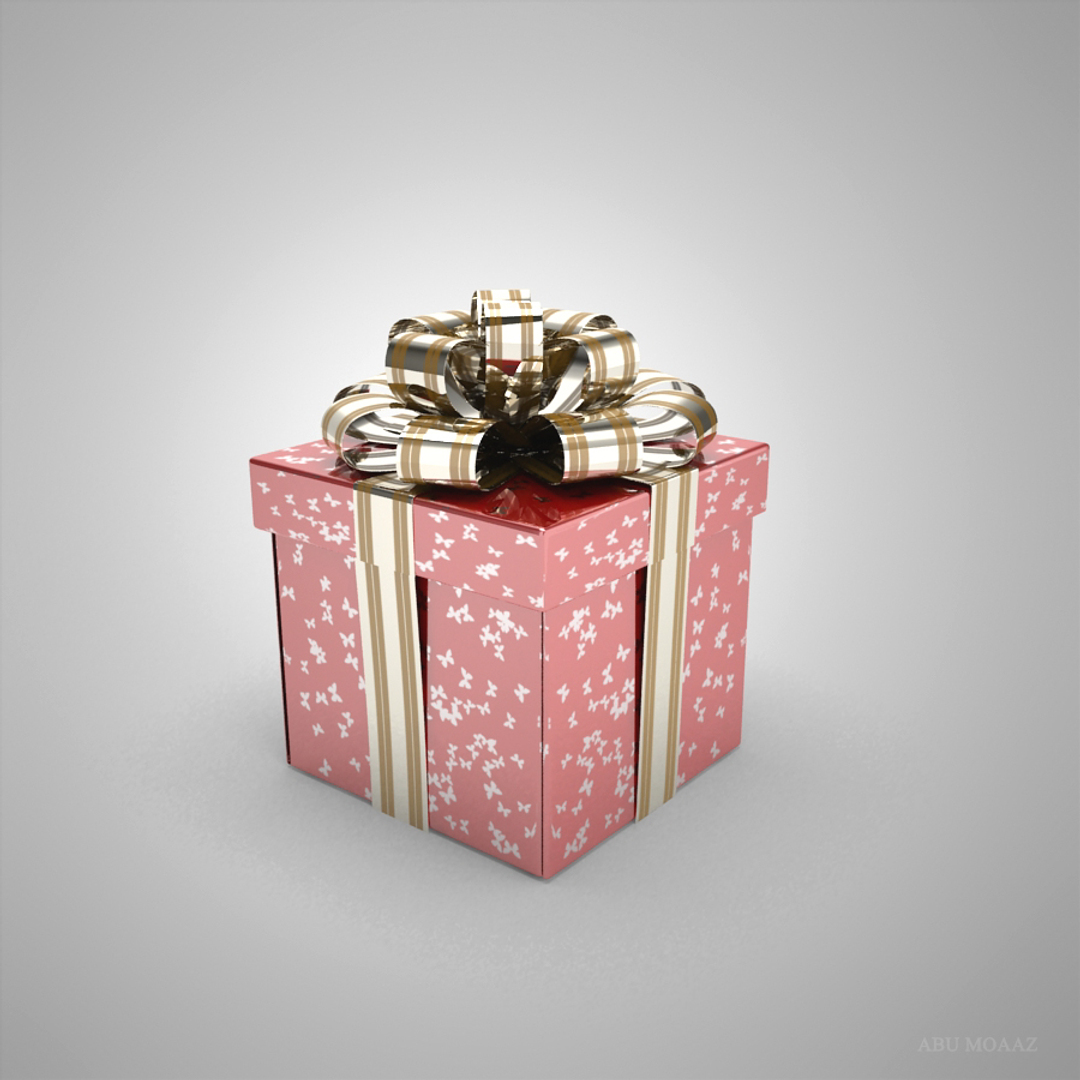 Animation Gift Box 3ds