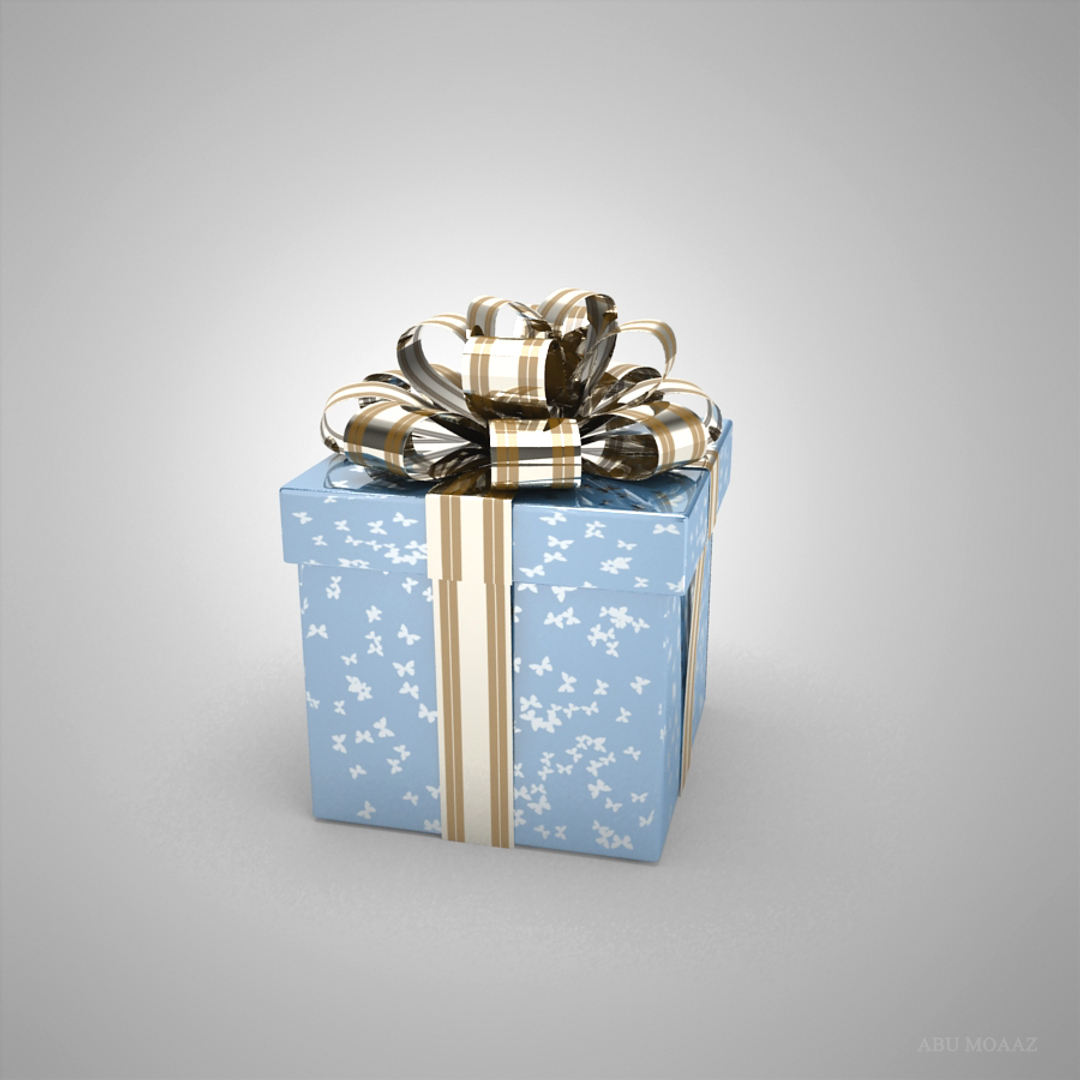 animation gift box 3ds