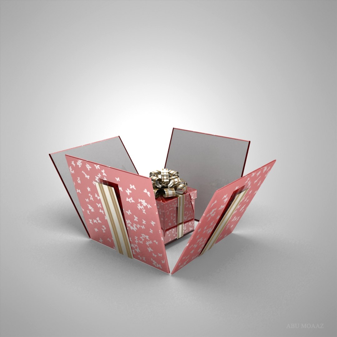Animation Gift Box 3ds