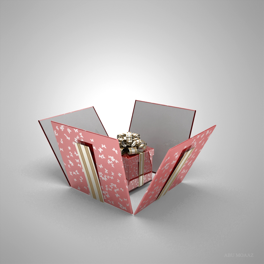 animation gift box 3ds