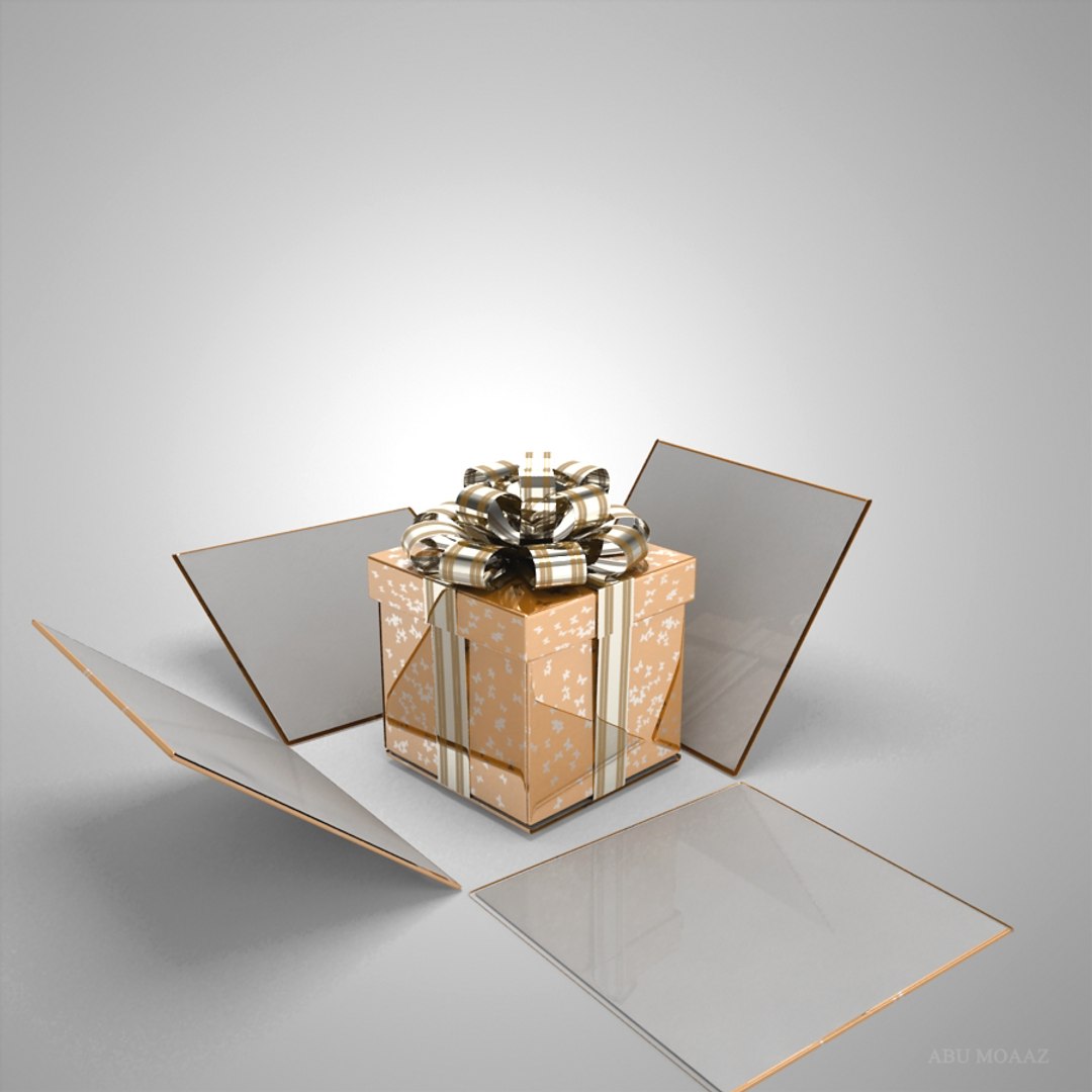 Animation Gift Box 3ds