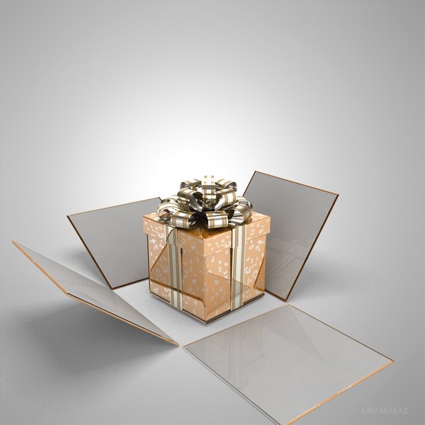 animation gift box 3ds