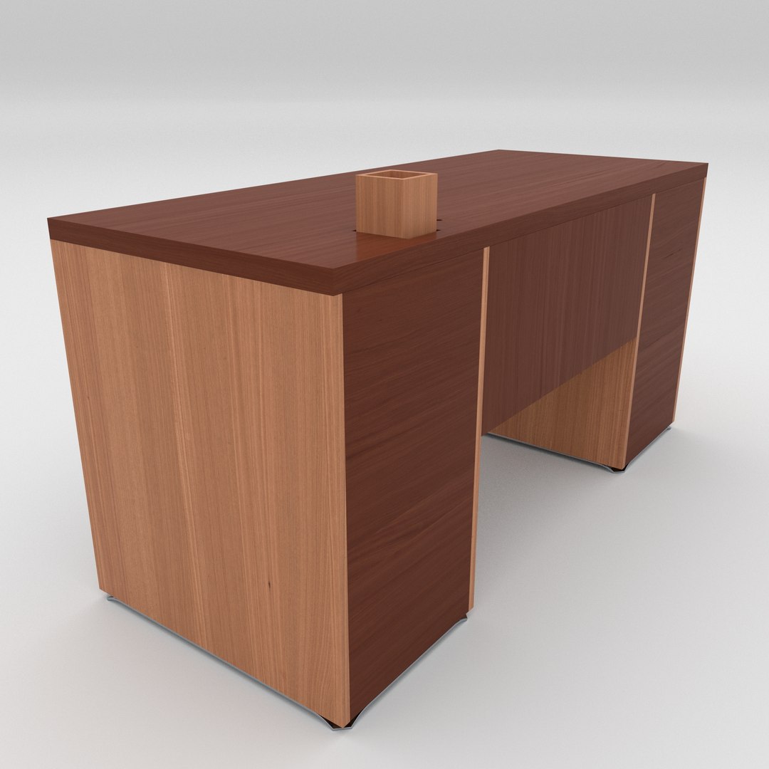 Office table 3D model - TurboSquid 1215218