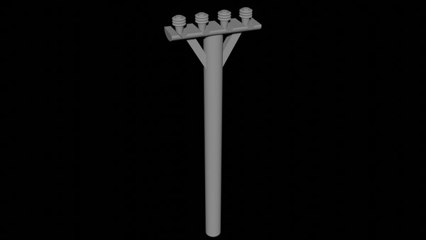 Utility Pole STL Models for Download | TurboSquid