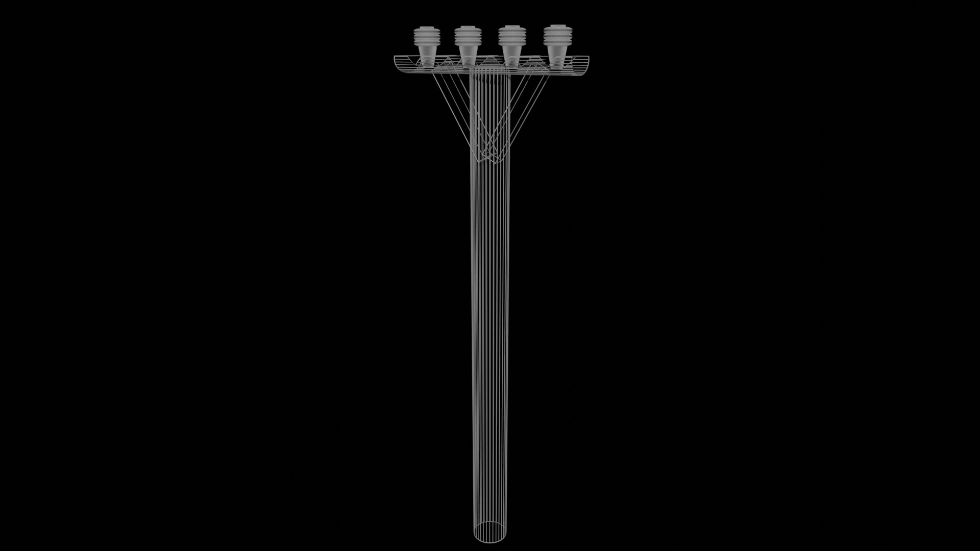 3D Power Pole Model - TurboSquid 1679240