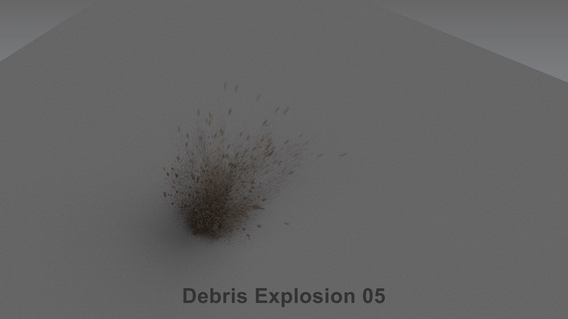 Debris Explosion 06 - ABC 3D - TurboSquid 1817337