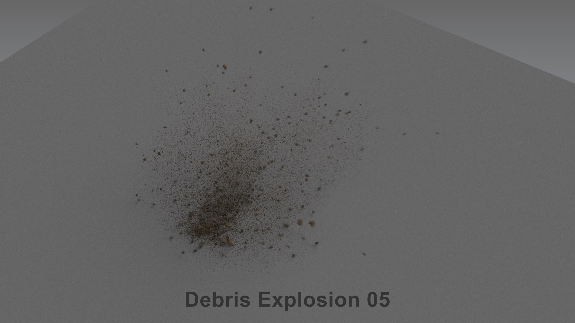 Debris Explosion 06 - ABC 3D - TurboSquid 1817337
