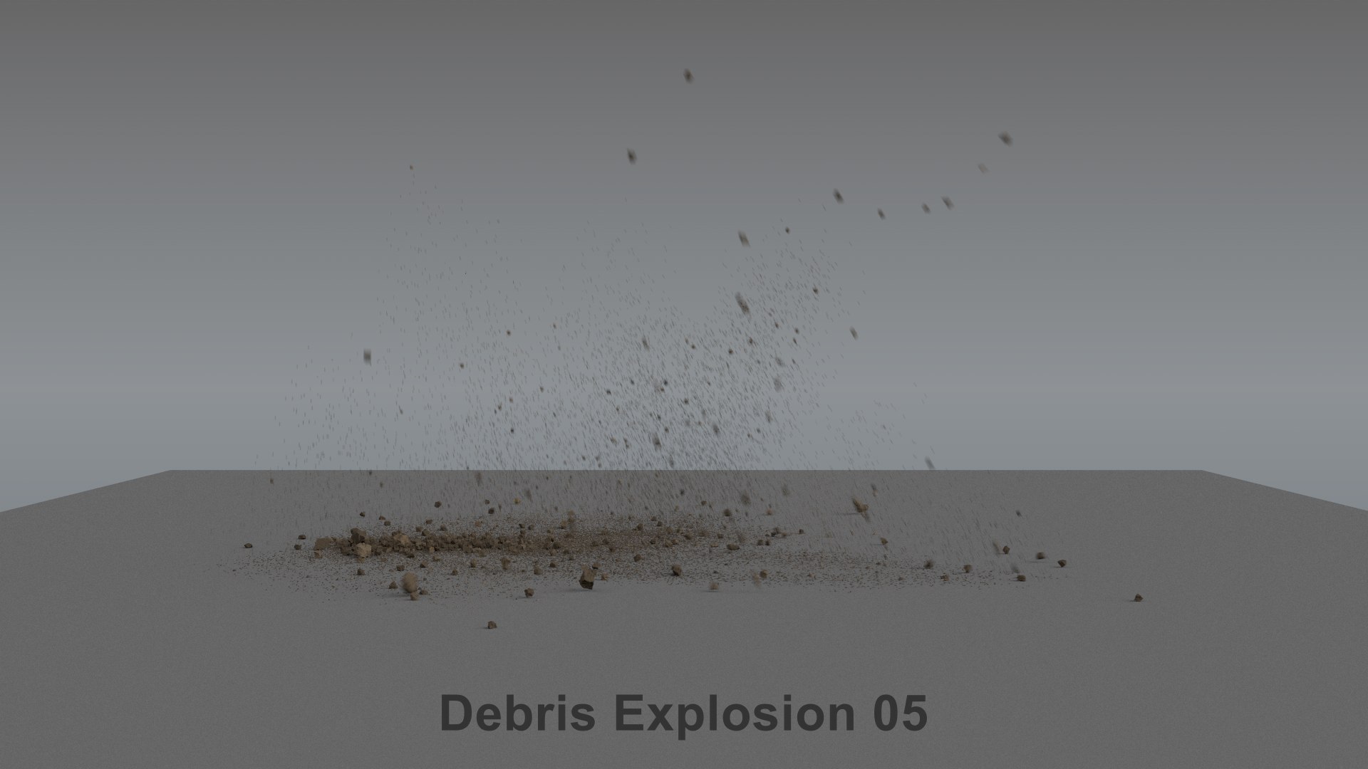 Debris Explosion 06 - ABC 3D - TurboSquid 1817337