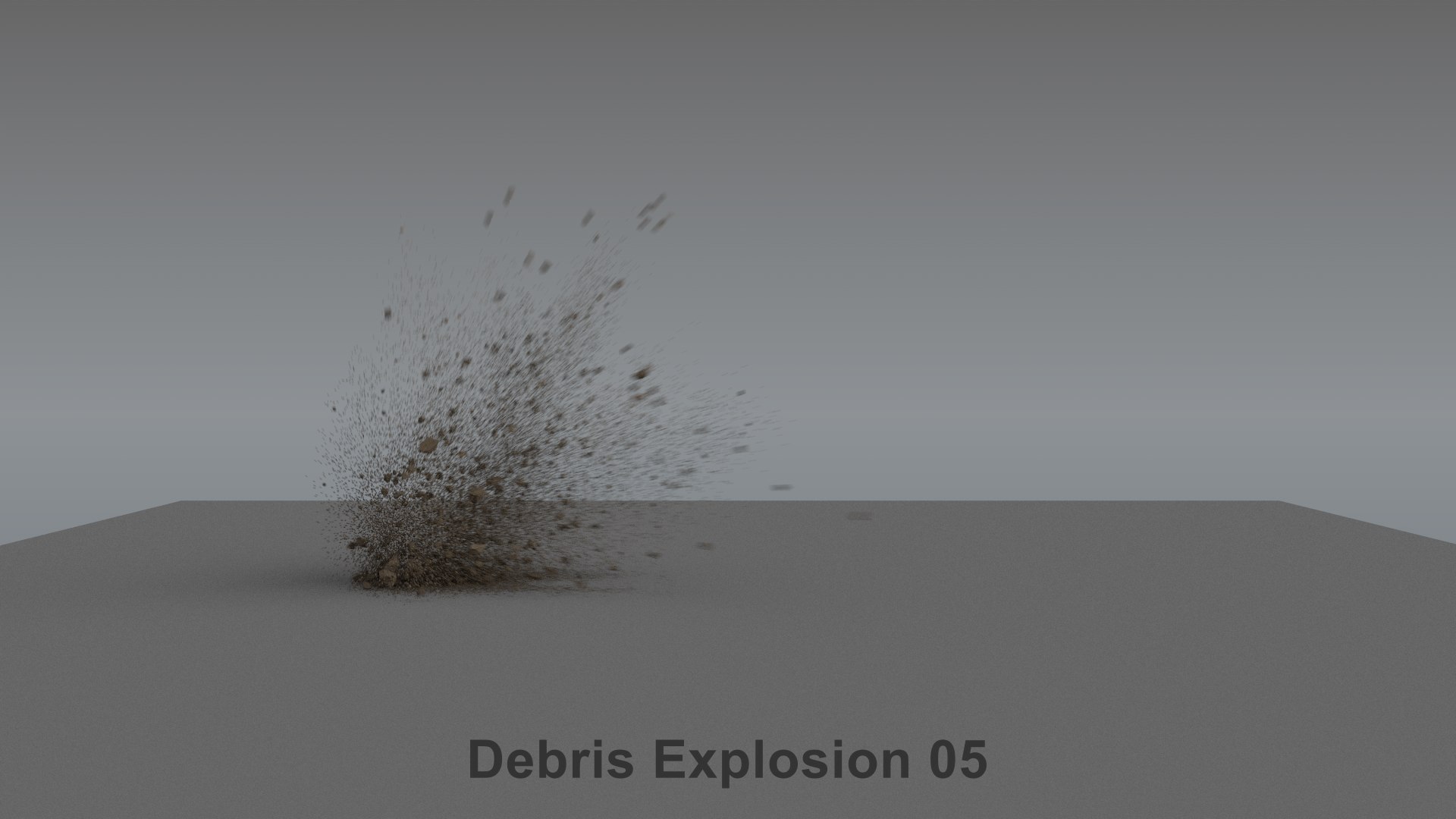 Debris Explosion 06 - ABC 3D - TurboSquid 1817337