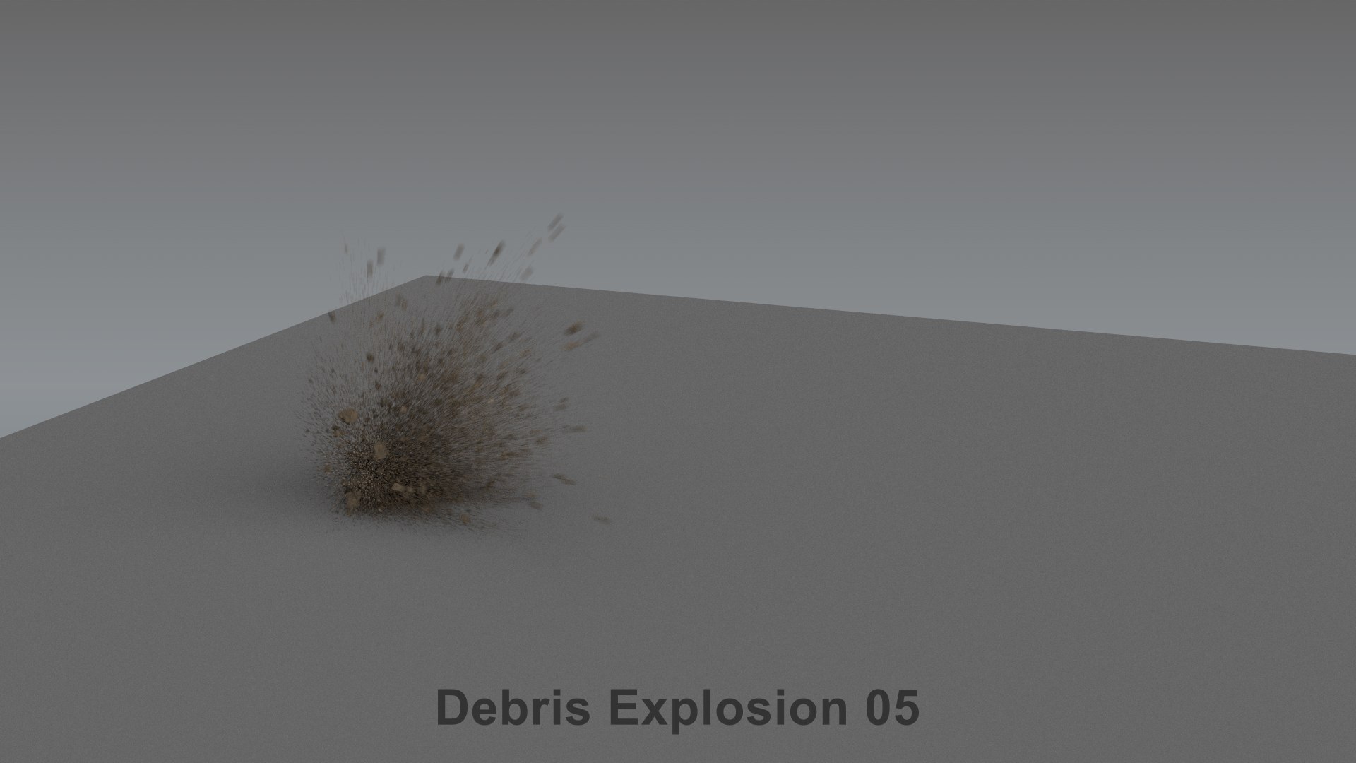 Debris Explosion 06 - ABC 3D - TurboSquid 1817337