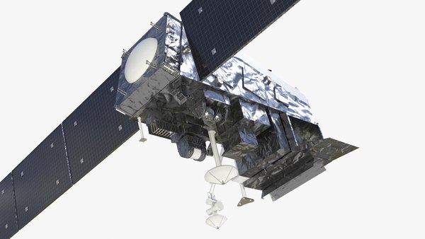 modelo 3d Satélite moderno con paneles solares - TurboSquid 2318278