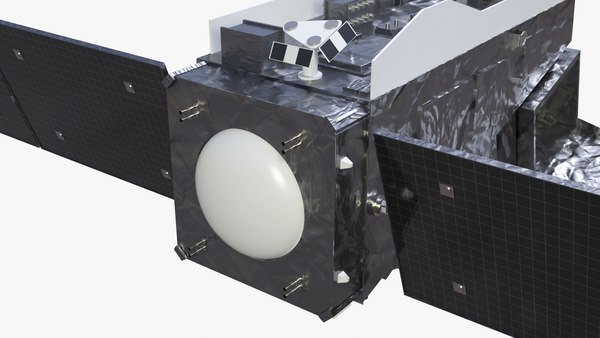 modelo 3d Satélite moderno con paneles solares - TurboSquid 2318278