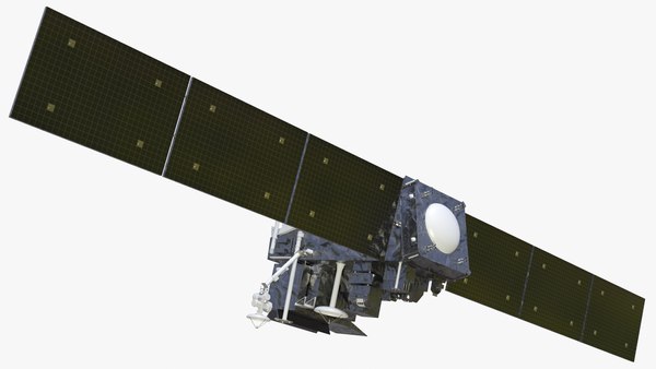 modelo 3d Satélite moderno con paneles solares - TurboSquid 2318278