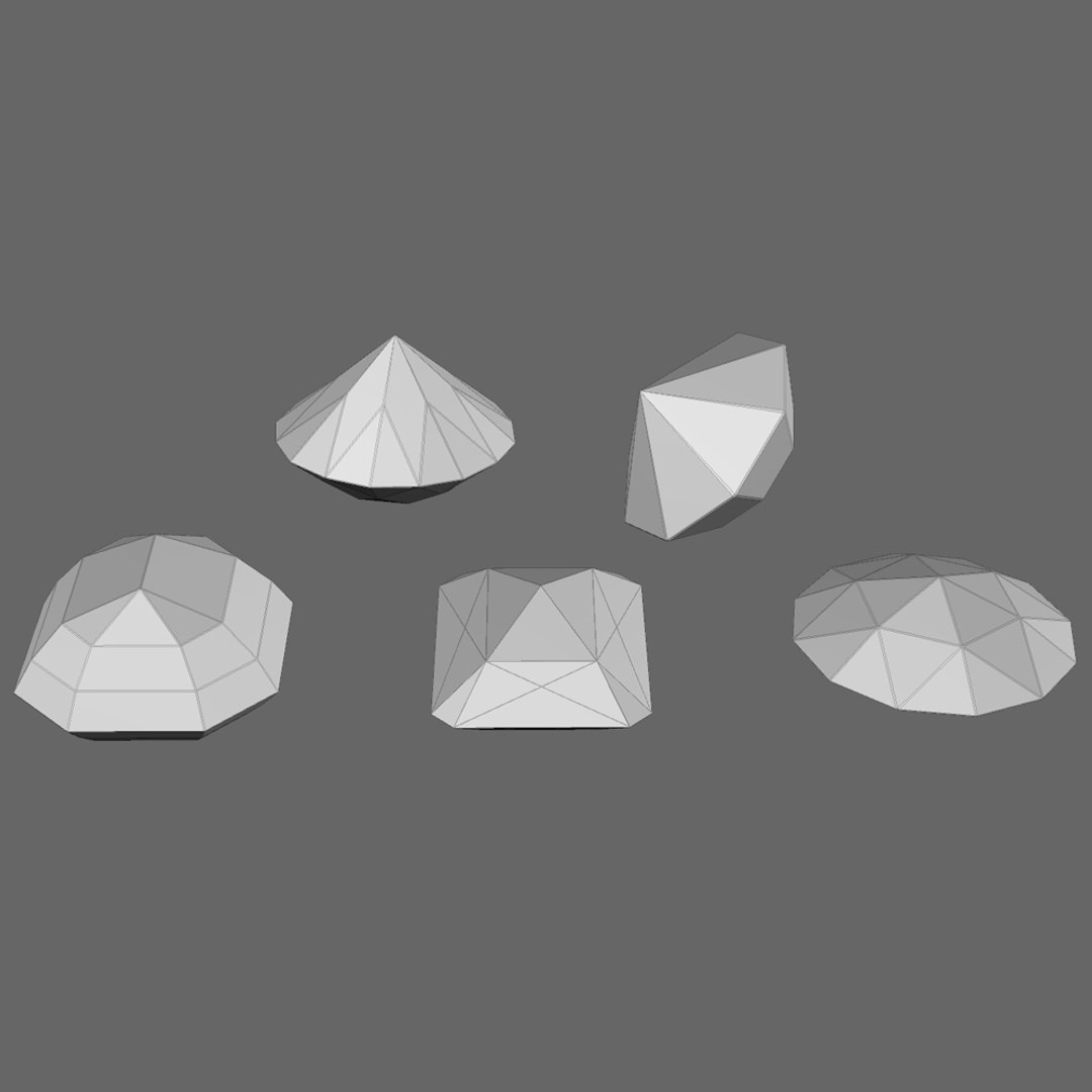 3d Gem Diamond Jewel