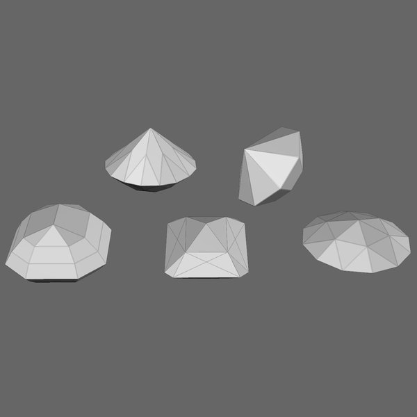 3d gem diamond jewel