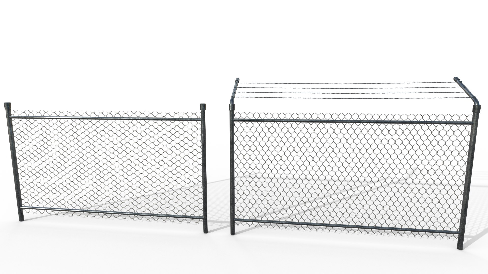 3D Netting Mesh Fence Kit Low Poly Low-poly 3D model - TurboSquid 1881481