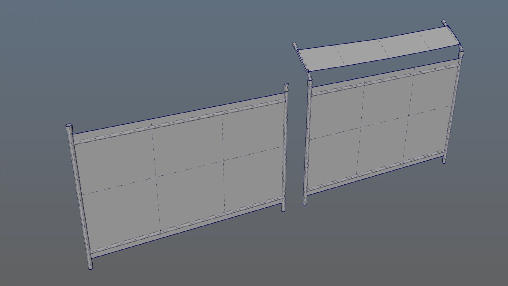 3D Netting Mesh Fence Kit Low Poly Low-poly 3D Model - TurboSquid 1881481