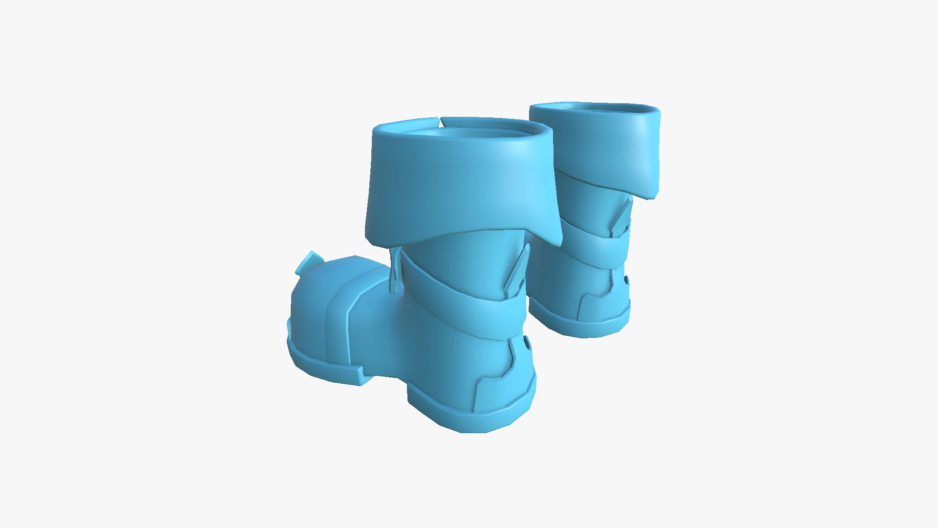 3D Medieval Boots A09 Brown - Fantasy Character Design - TurboSquid 2019455