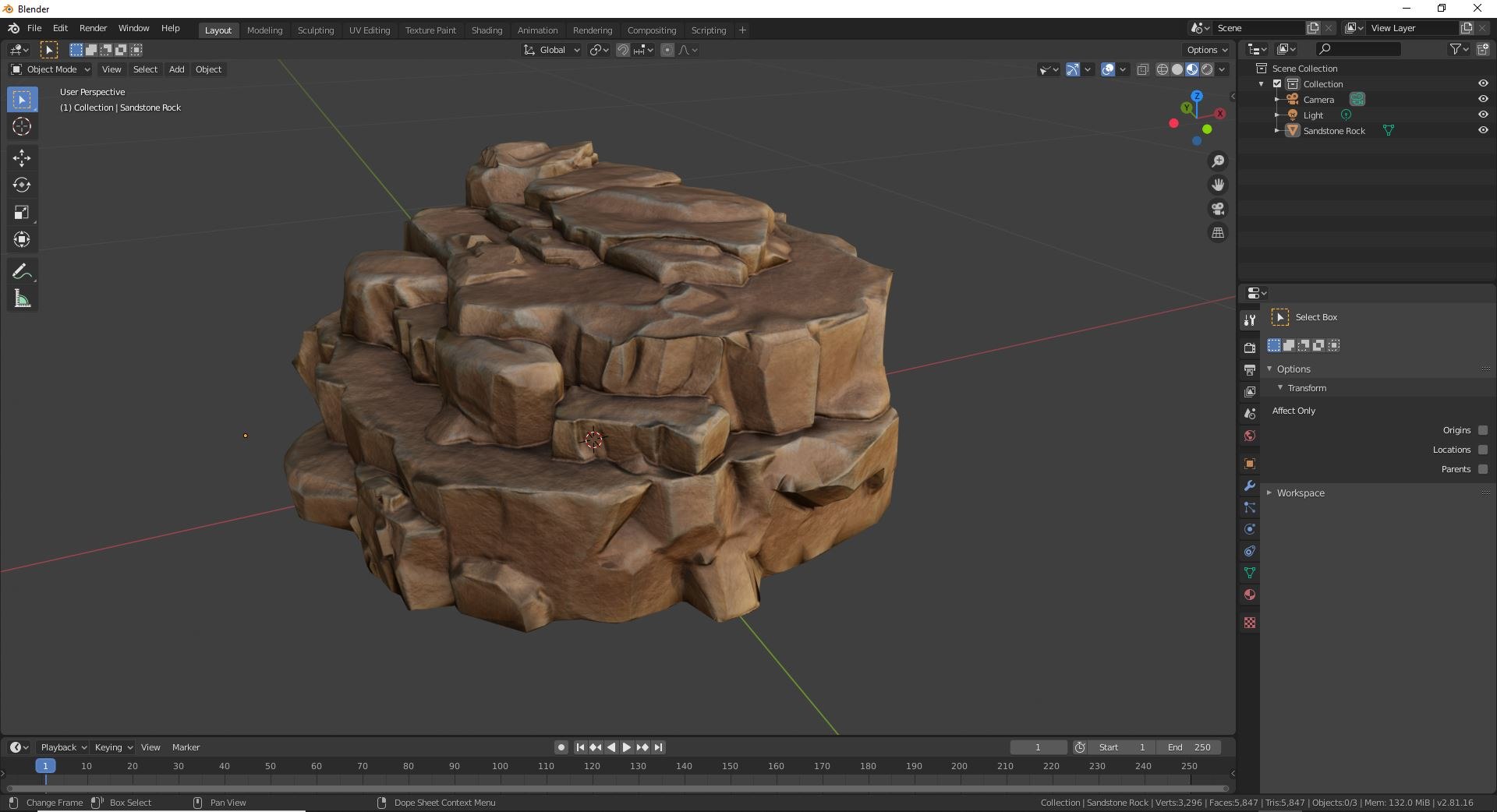 3D Model Stone Rock - TurboSquid 1478083