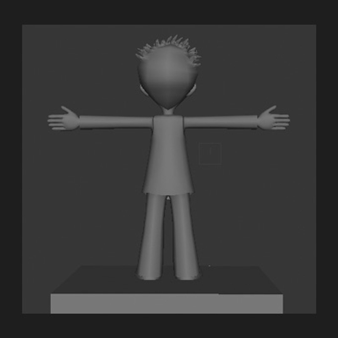 Character Modeled 3d Model