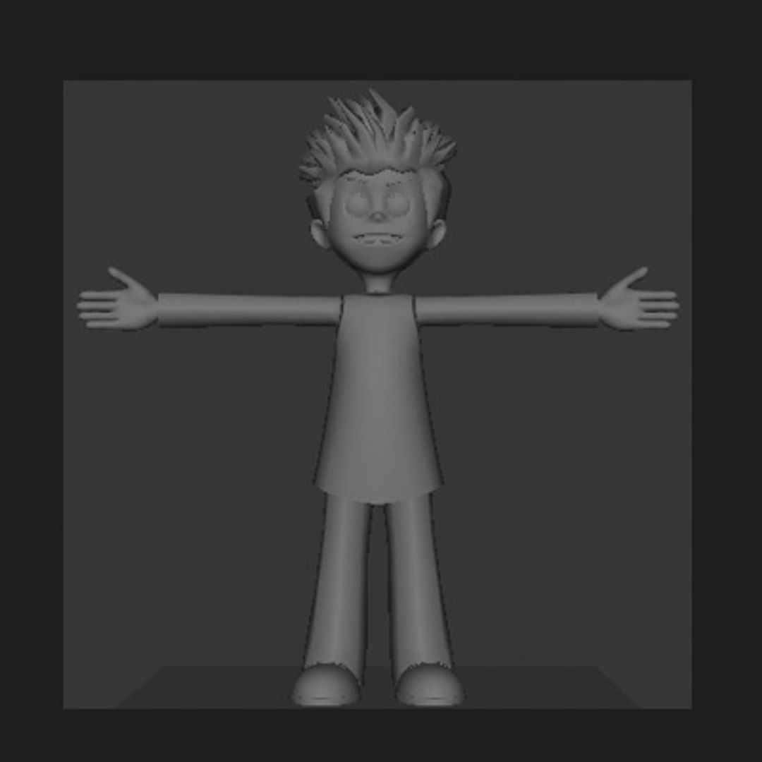 Character Modeled 3d Model