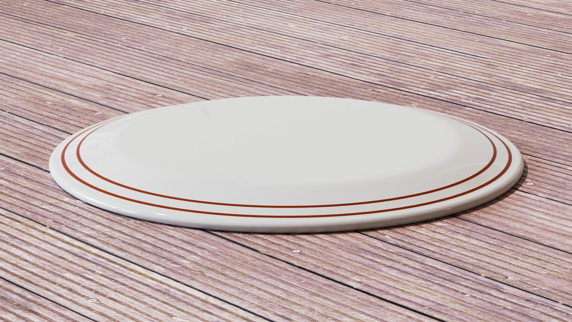3D Decorative Ceramic Plate - TurboSquid 1557352