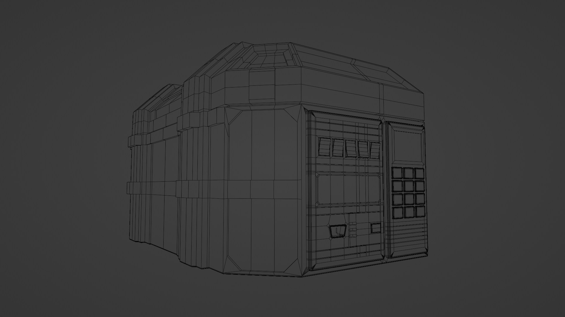 Futuristic Box 3D Model - TurboSquid 2137899