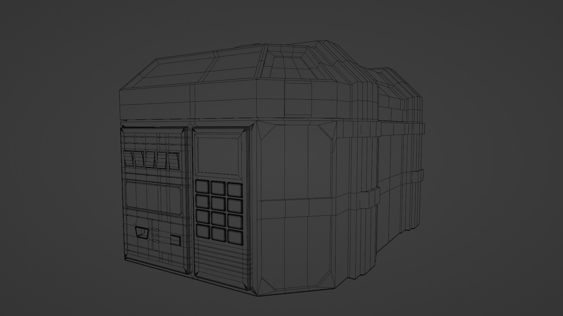 Futuristic Box 3D Model - TurboSquid 2137899