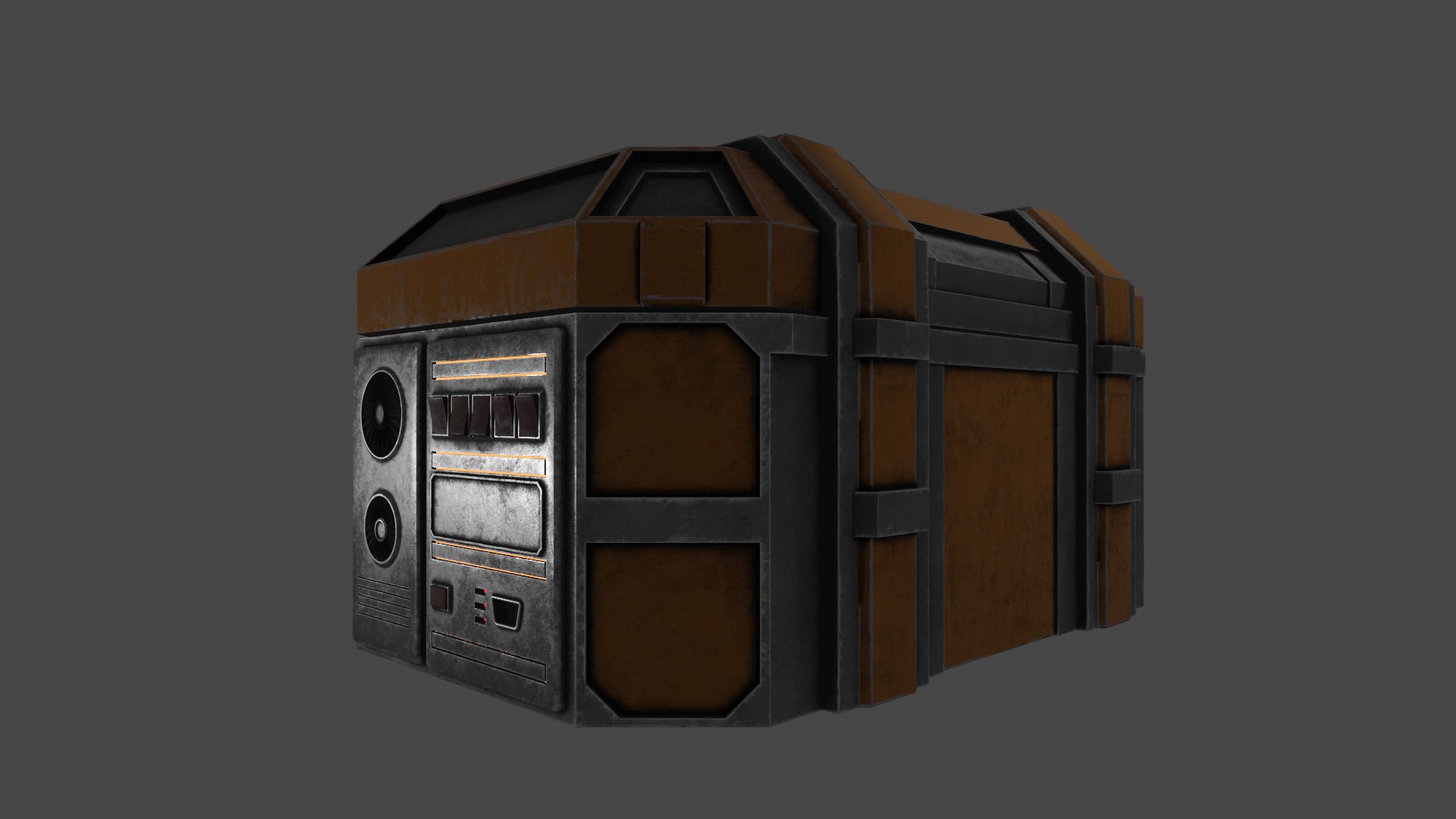 Futuristic Box 3D Model - TurboSquid 2137899