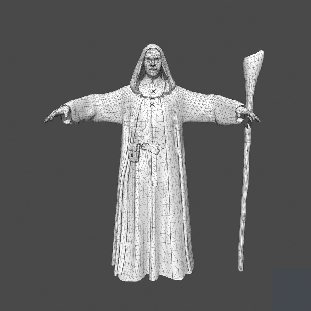 3d Model Dark Wizard