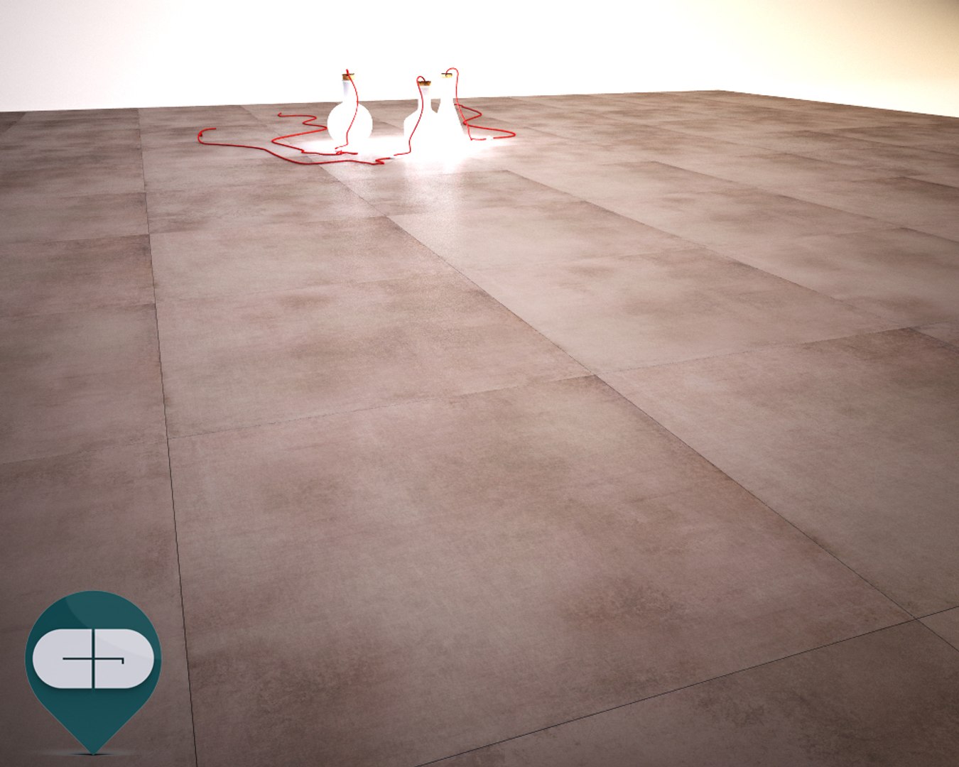 3d model floor interior set